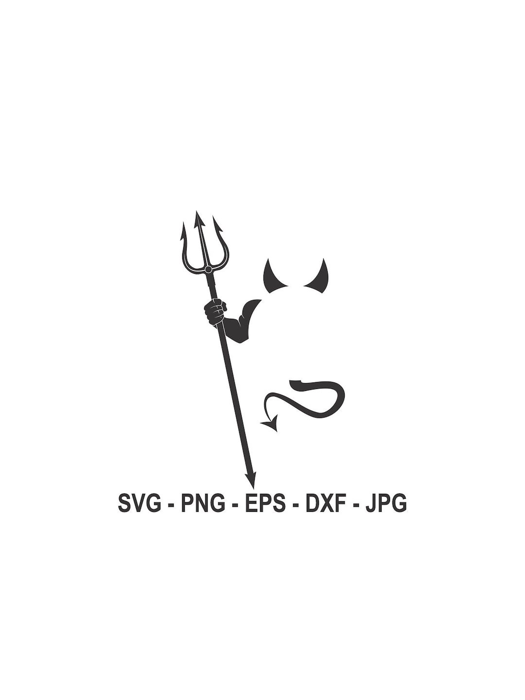 Devil Car Decal Diavolo Svg,instant Download,svg, PNG, EPS, Dxf, Jpg ...