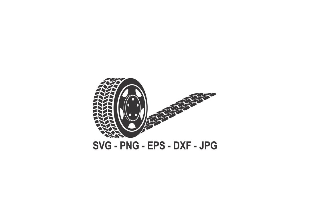 Tyres Track Svg, Tires Track Svg,car Decal Svg,instant Download,svg ...