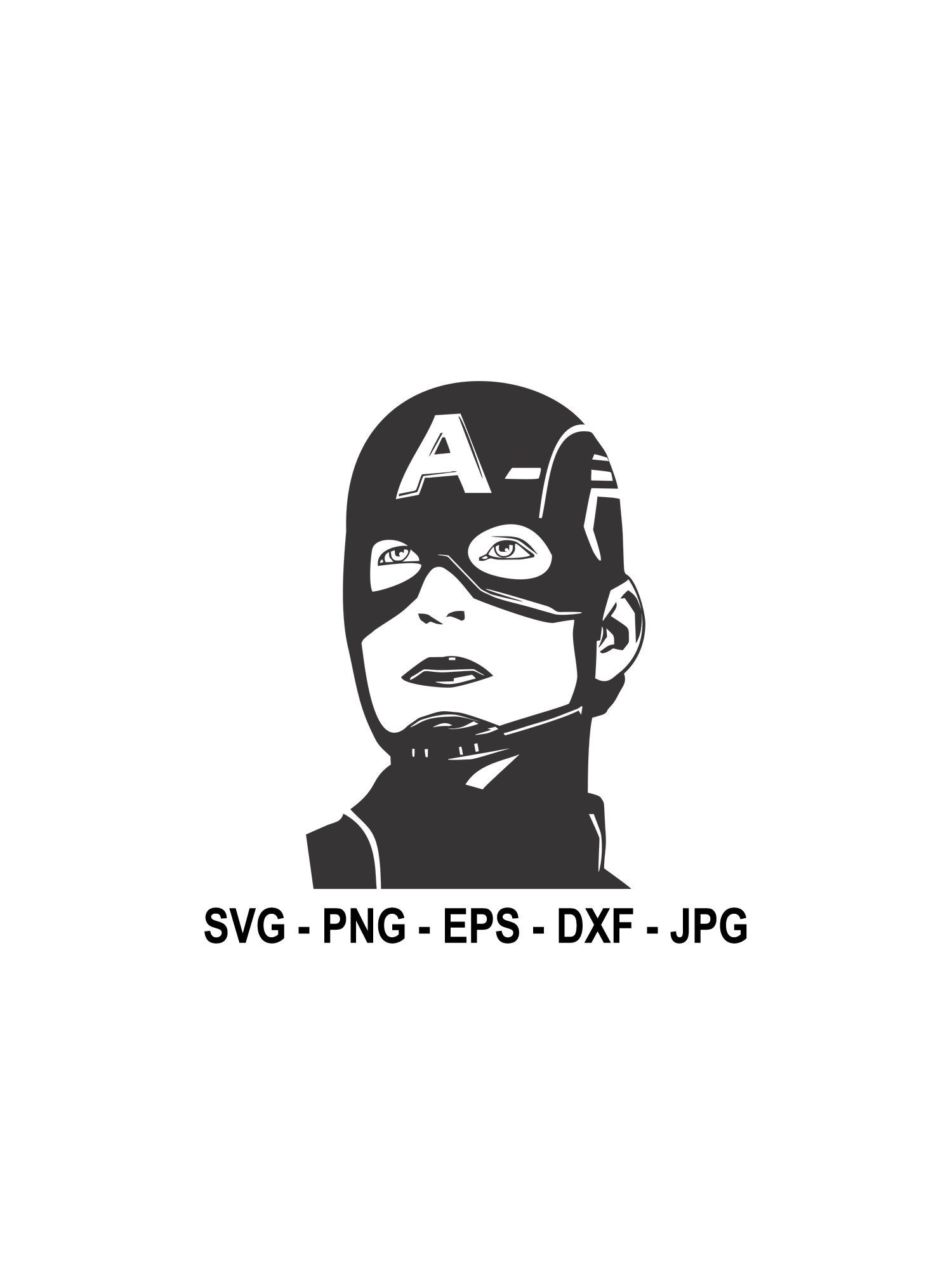 Captain America svgCut File circutsilhouette cameoInstant | Etsy