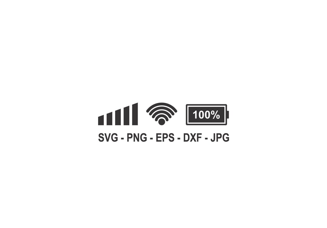 Mobile Status Bar Svg Car Status Bar Svg Car Decal Svg Instant Download Svg Png Eps Dxf