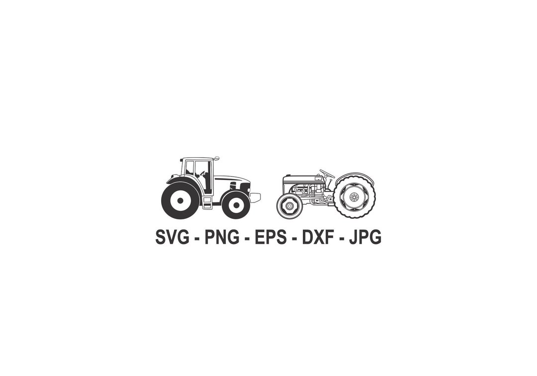 Tractor Svg,vehicle Svg,agriculture Vehicle Svg,instant Download,svg ...