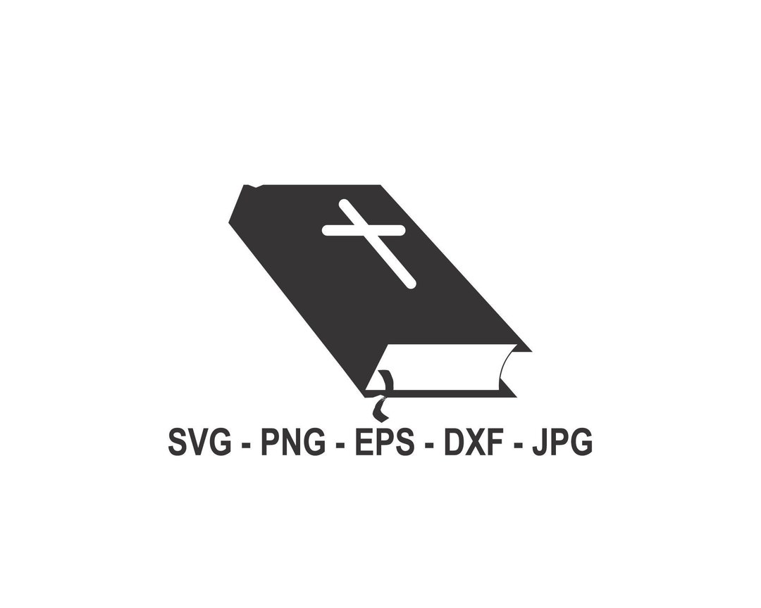 Bible Book Svg,instant Download,svg, PNG, EPS, Dxf, Jpg Digital ...
