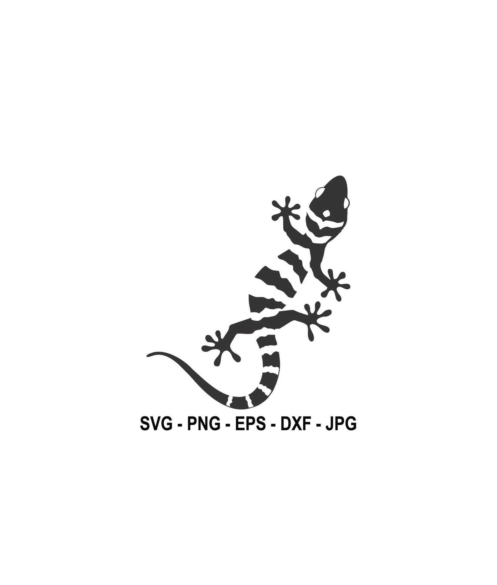 Gecko Svglizard Svginstant Downloadsvg PNG EPS Dxf Jpg - Etsy