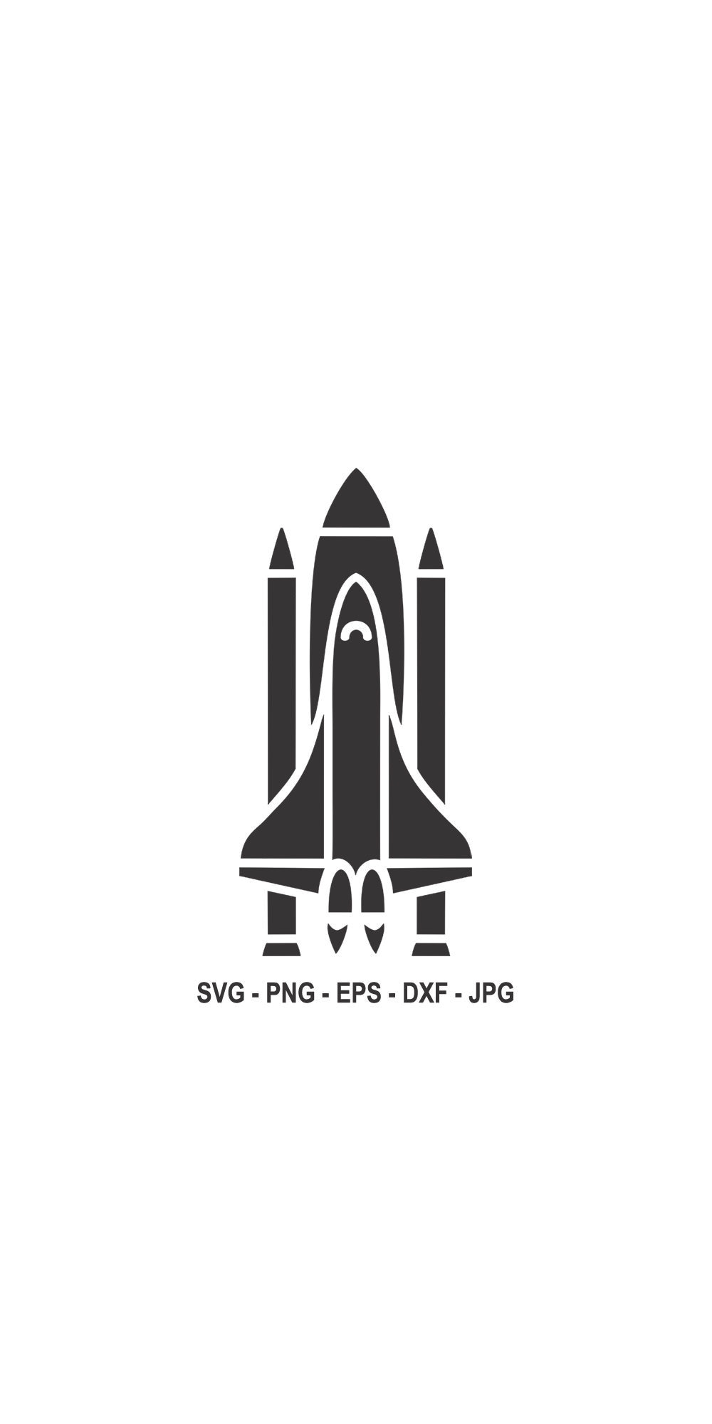 Space Shuttle Svginstant Downloadsvg PNG EPS Dxf Jpg - Etsy