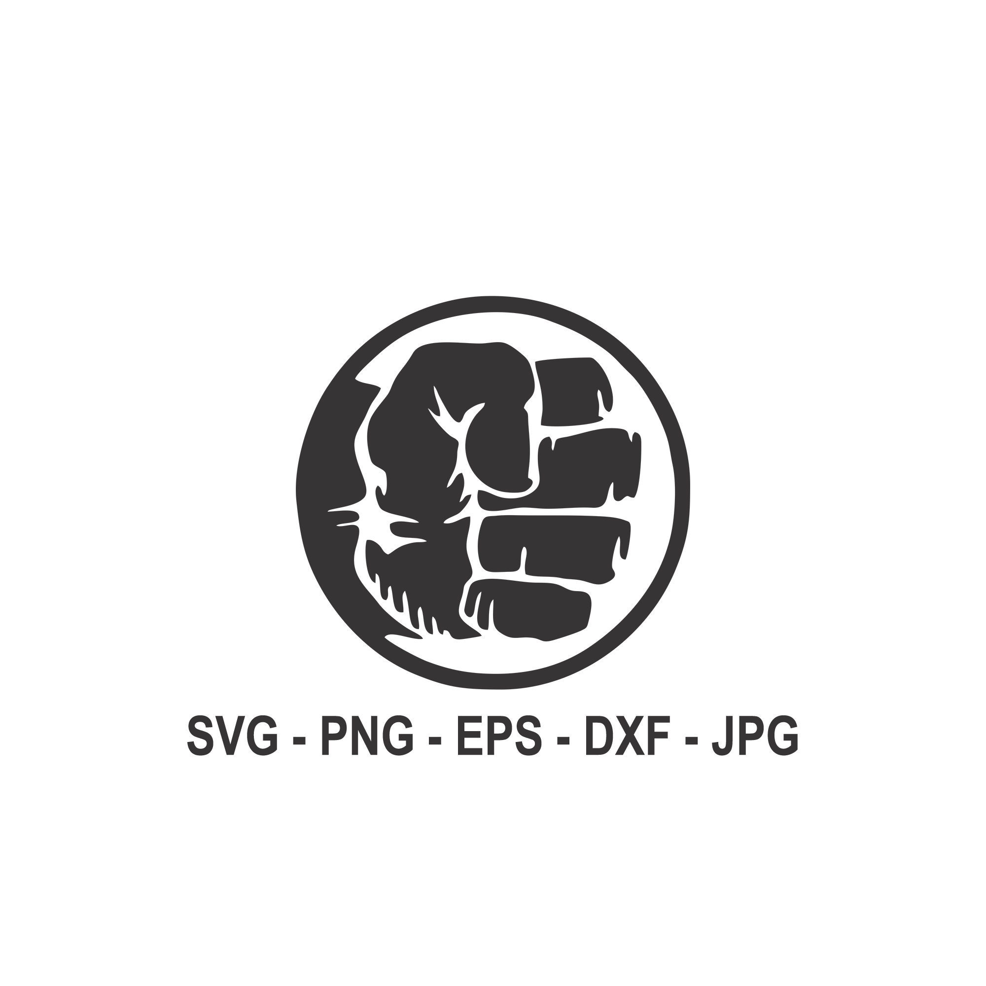 Hulk Fist svgSuperhero svgInstant DownloadSVG PNG EPS | Etsy