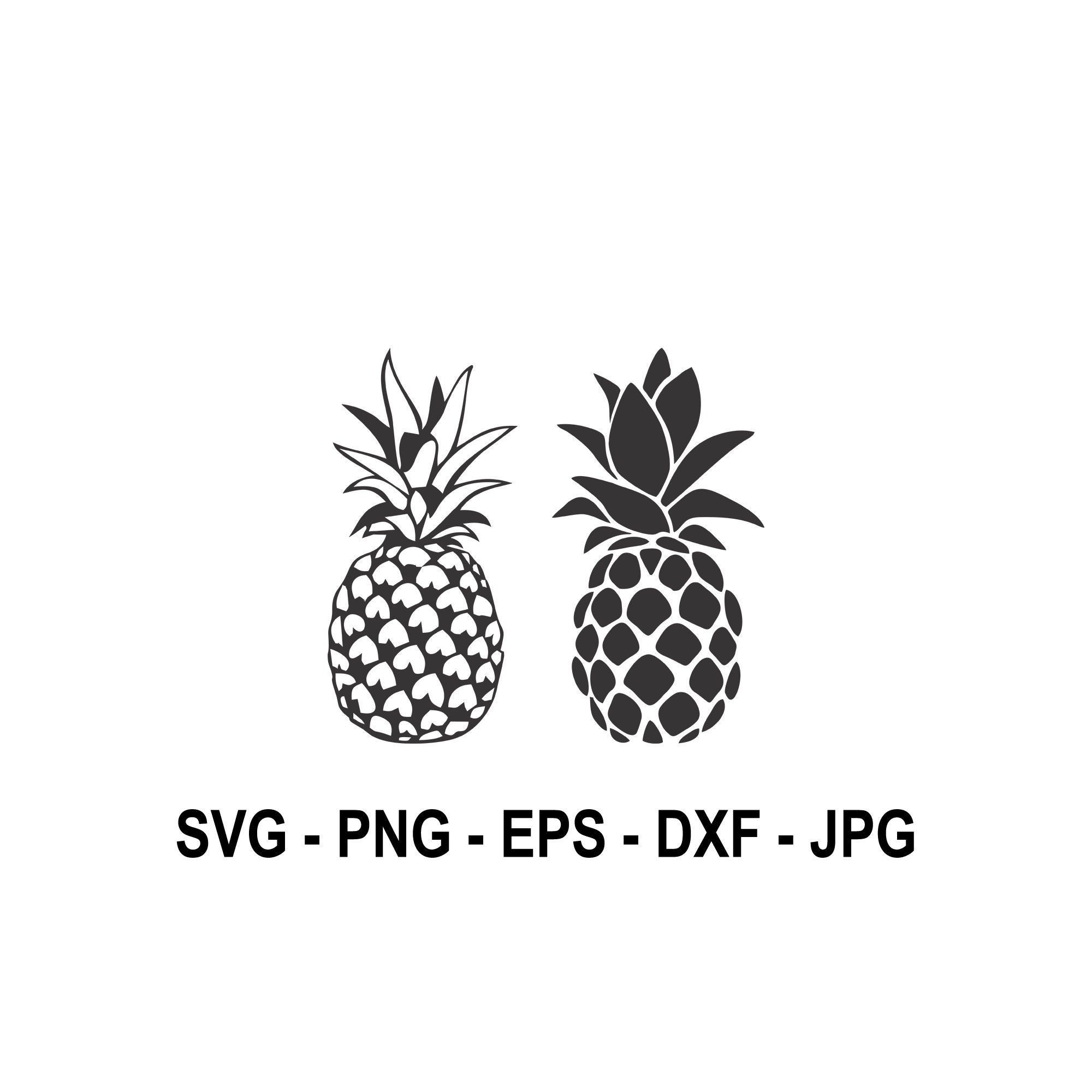 Ananas Svg, Obst Svg, Instant Download, SVG, PNG, EPS, Dxf, jpg ...