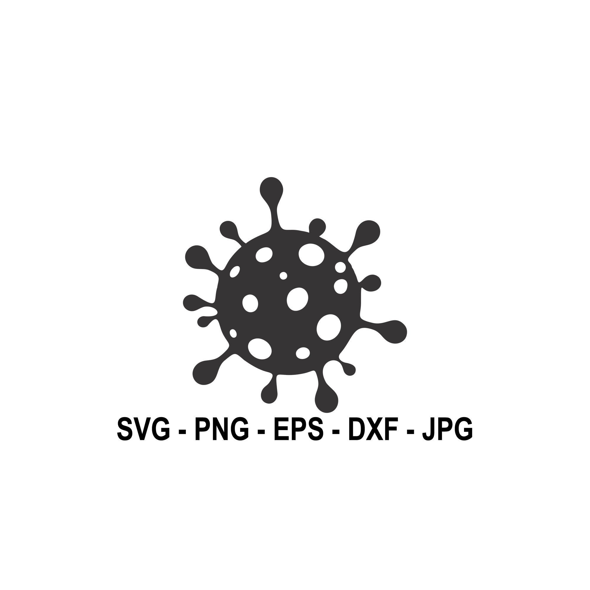 Virus Svginstant Downloadsvg PNG EPS Dxf Jpg Digital - Etsy