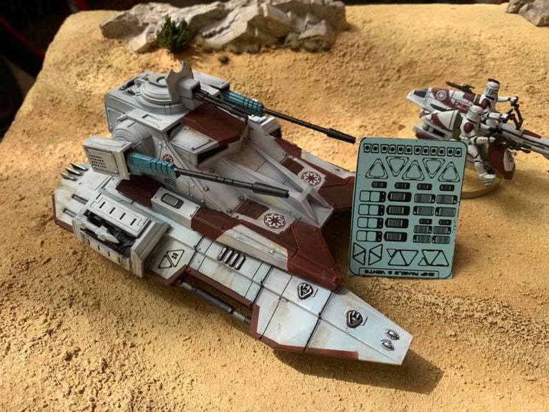 Decals for Star Wars Legion - White Markings for Sabre Tanks - Etsy