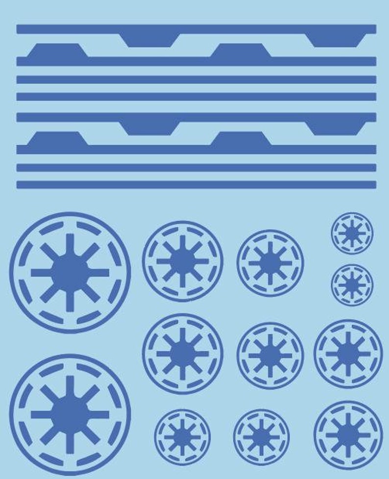 Decals for Star Wars Legion - Sabre Tanks - Etsy