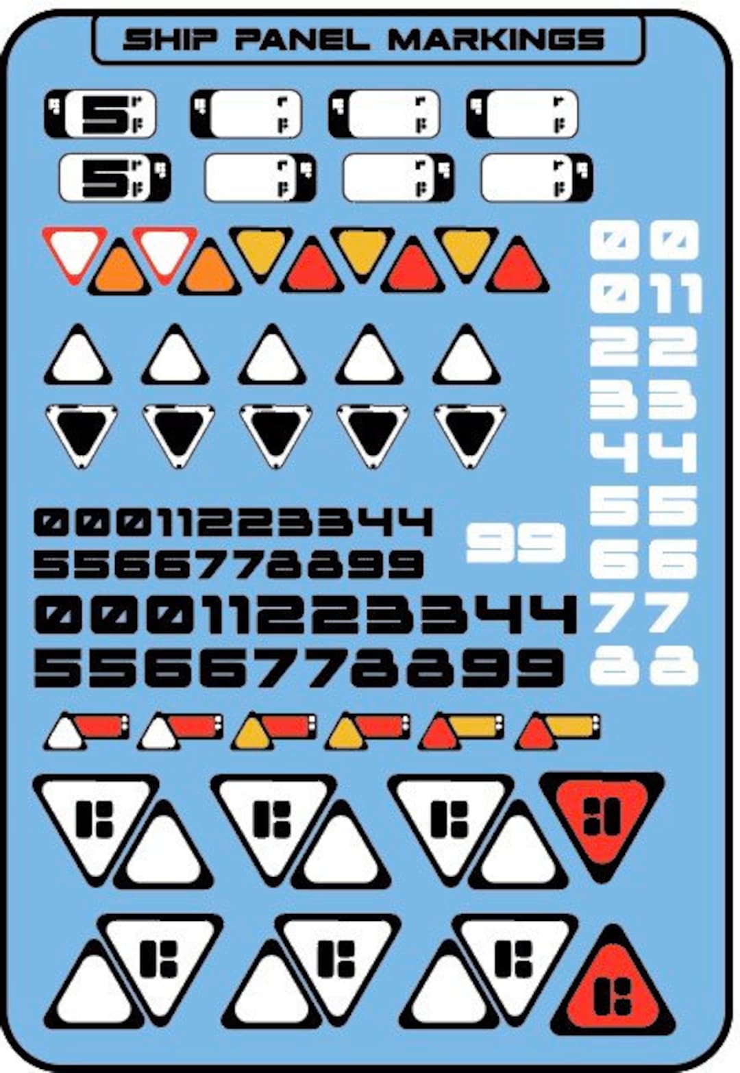 Decals for Star Wars Legion or Warhammer 40K Markings for Tanks and ...