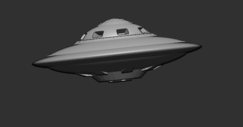 Classic UFO Saucer - 3D Printed - Etsy