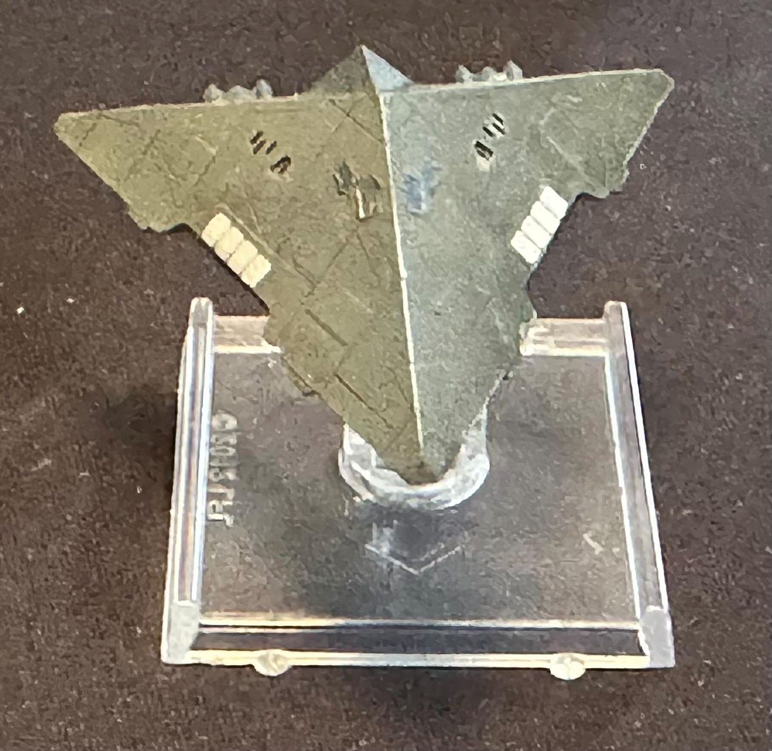 Painted Miniature, Lockhead TR5 Triangle UFO Fighter - 3D Printed - Etsy