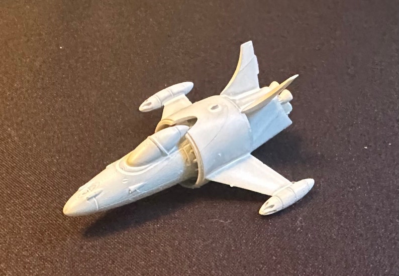 Retro Inspired Space Fighter - 3D Printed - Etsy