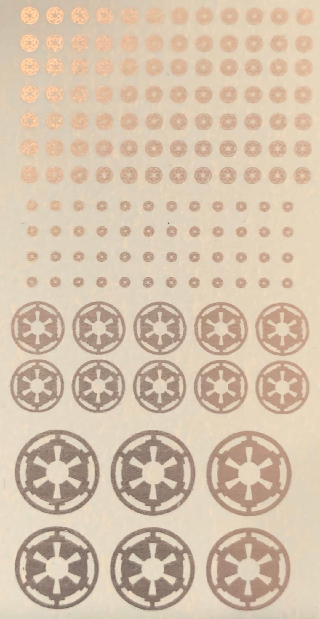 Decals for Star Wars Legion Imperial Squad Metallic Silver - Etsy