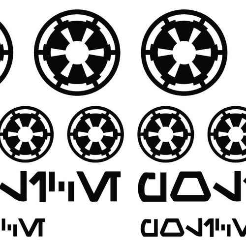 Decals for Star Wars Legion Republic Black - Etsy