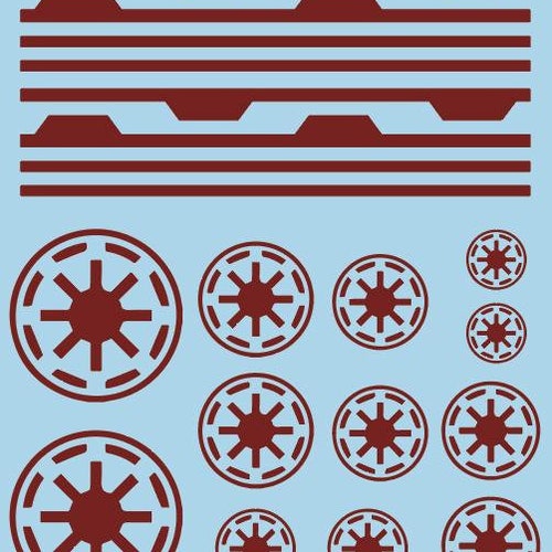 Decals for Star Wars Legion Red Markings for Sabre Tanks - Etsy
