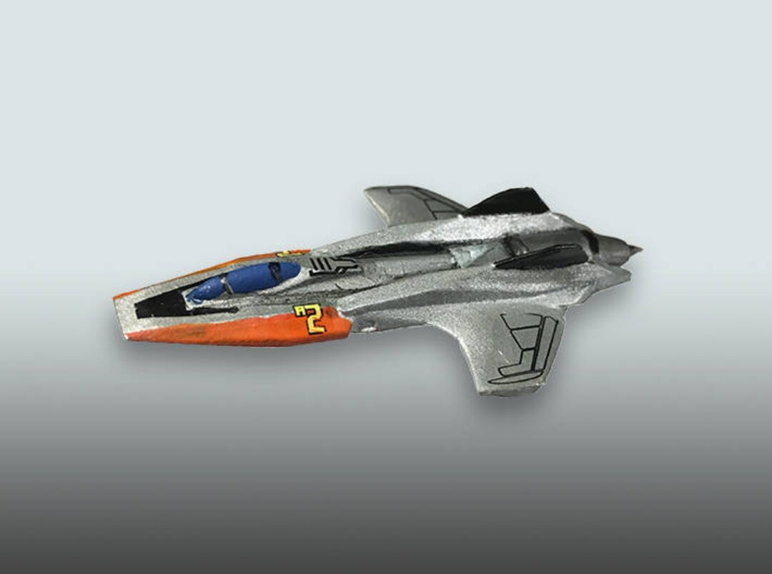 Spaceship Miniature - Star-fighter (unpainted) Resin Cast High Detail ...