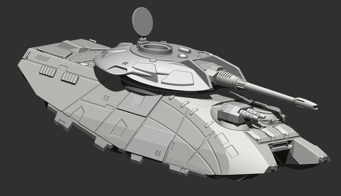 Anti-grav Tank (30mm) UNPAINTED Original Design | Warhammer | Legion ...
