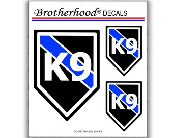 K9 unit decal | Etsy