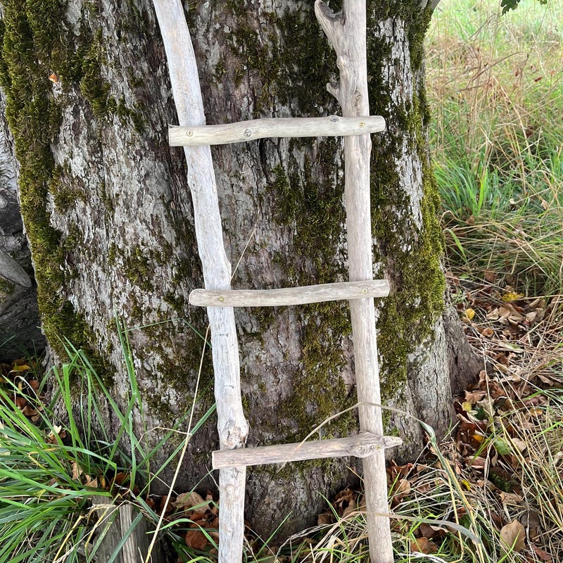 Bamboo ladders for clothes - Etsy.de