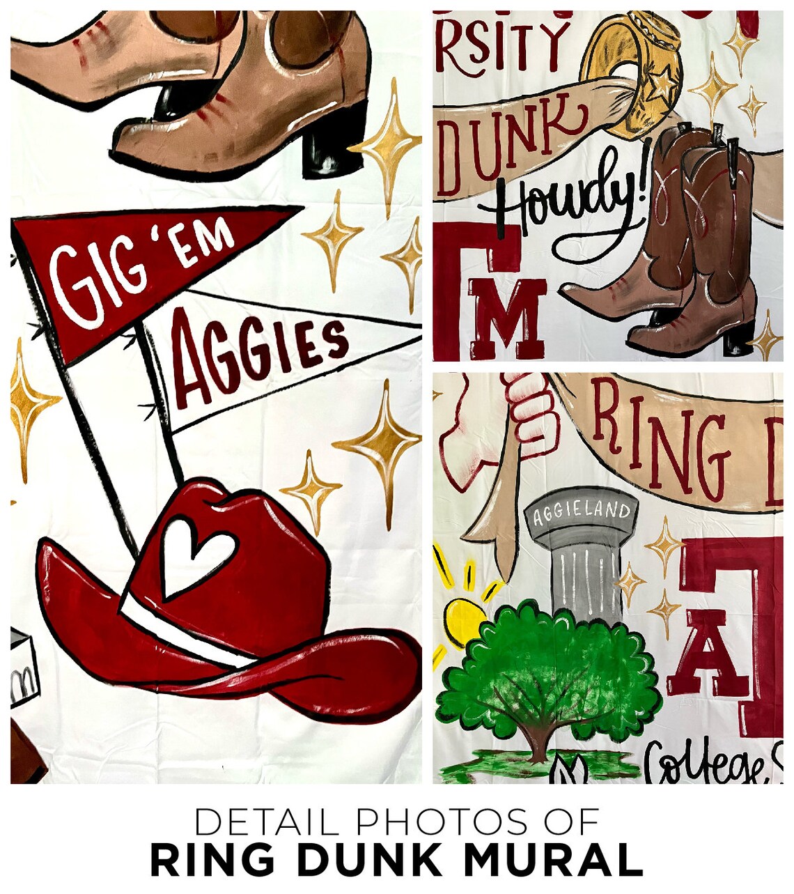 Aggie Ring Dunk Banner Mobile Mural Ring Dunk Photo Op Ring Dunk Backdrop Etsy