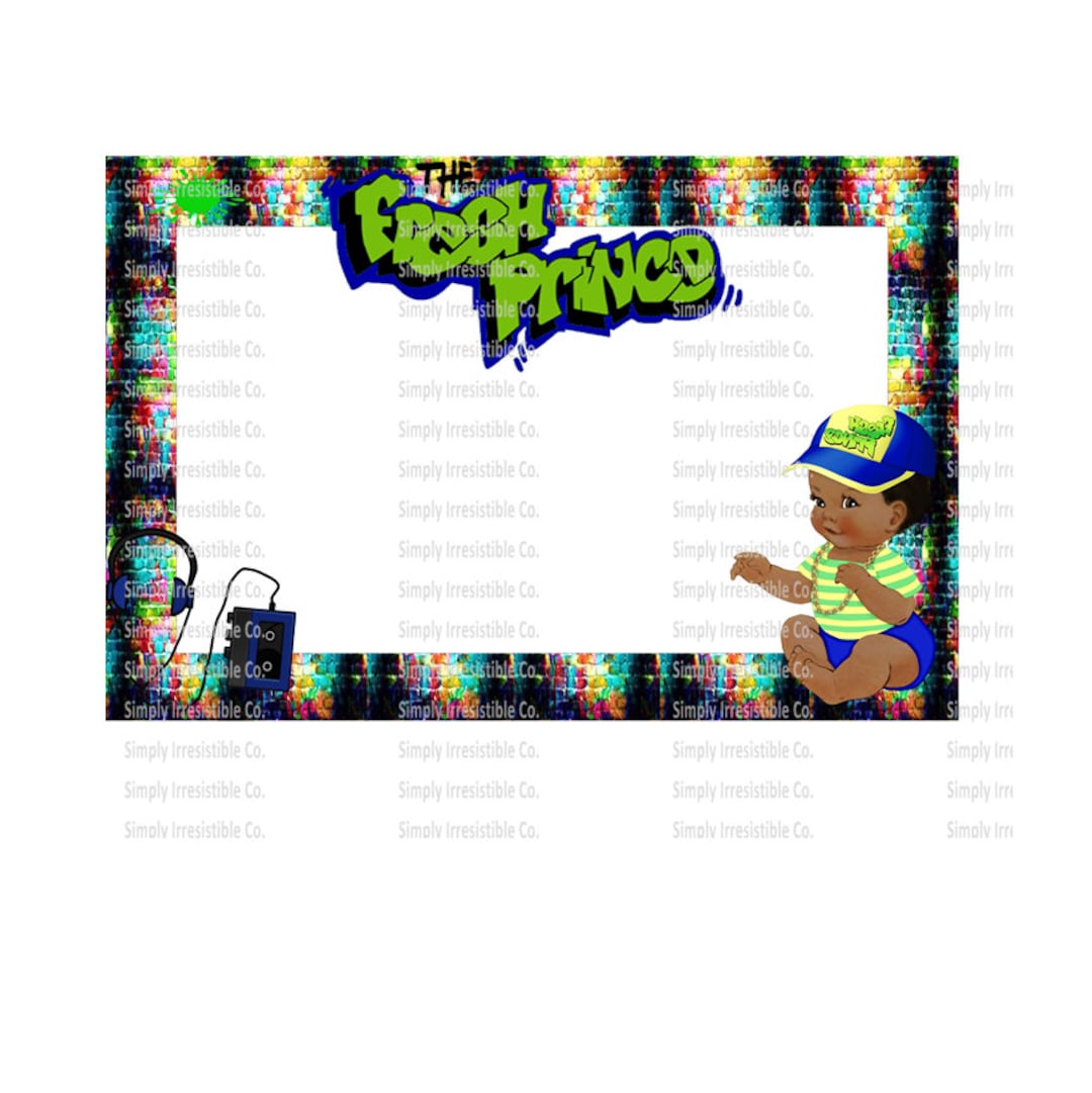 Custom Photo Booth Frame - Digital File Only- Fresh Baby - 24x36 Inches ...