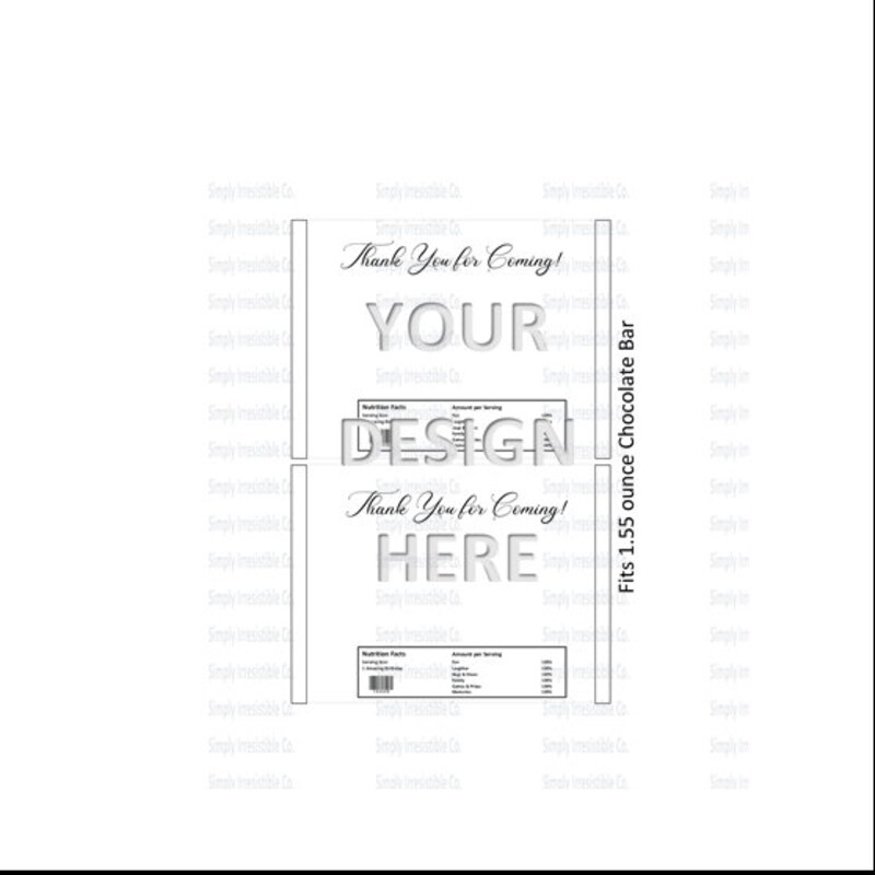 Custom Snacks Wrapper - Etsy