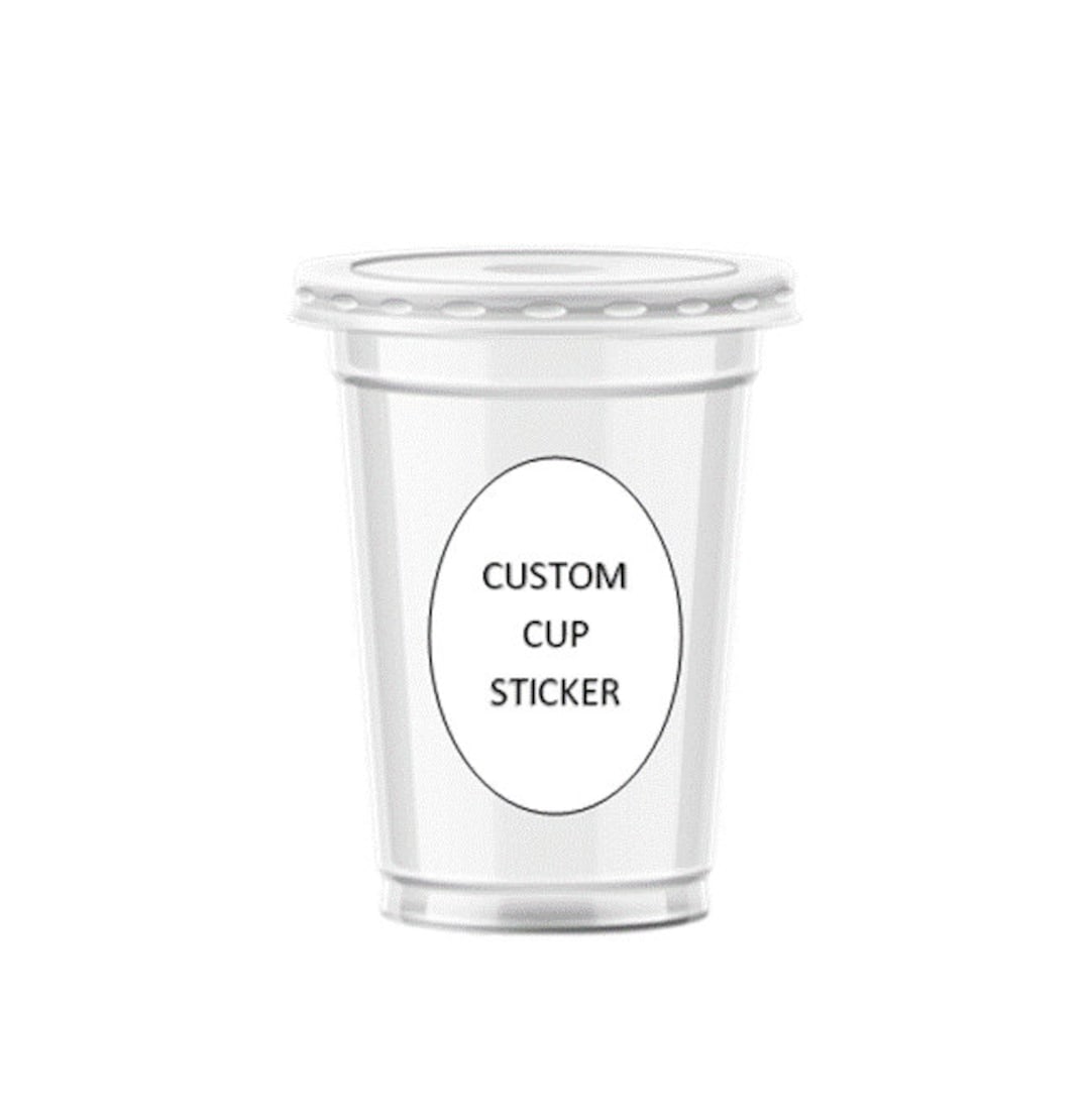 Custom Party Cup Stickers- CUSTOM - Etsy