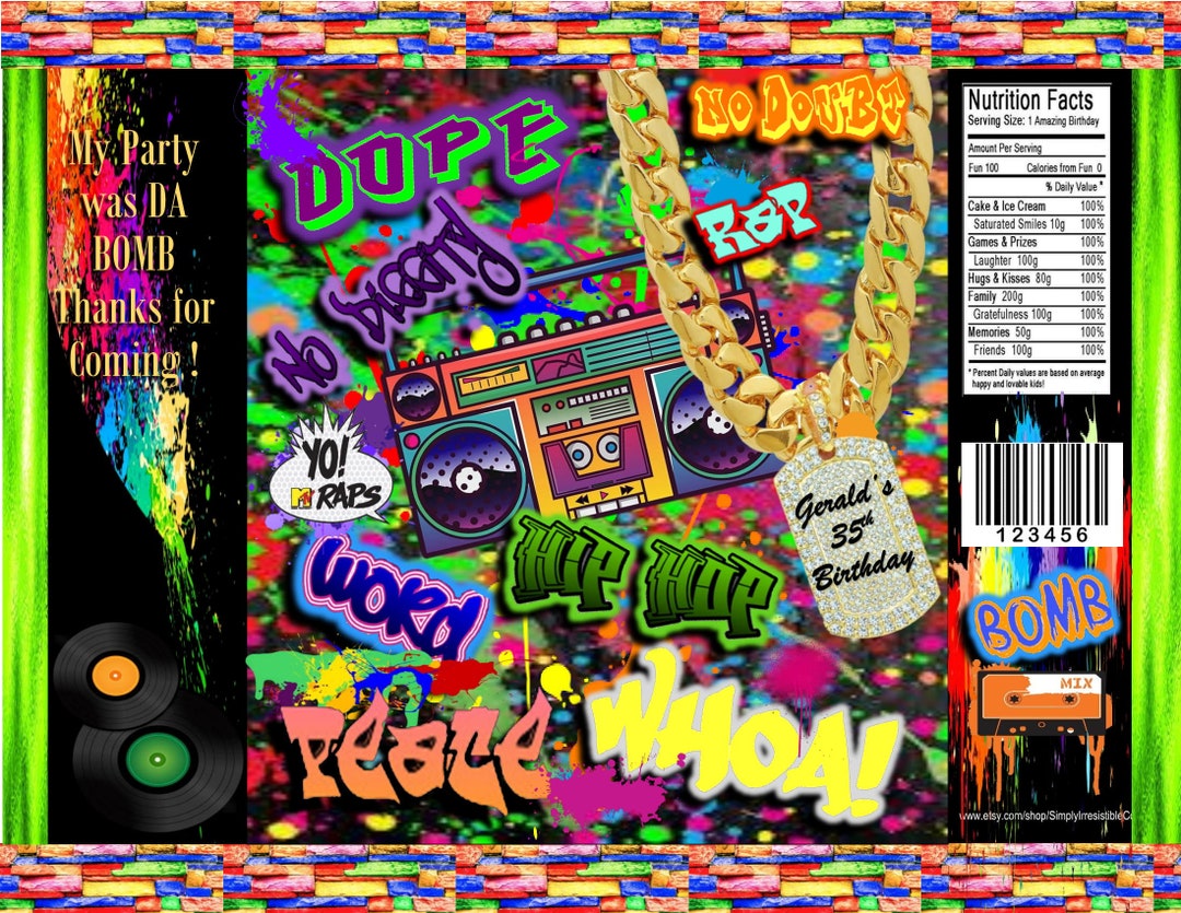 Custom Chip Bags- Personalized Favor Bag- Party Bag- Candy Bag- Popcorn ...