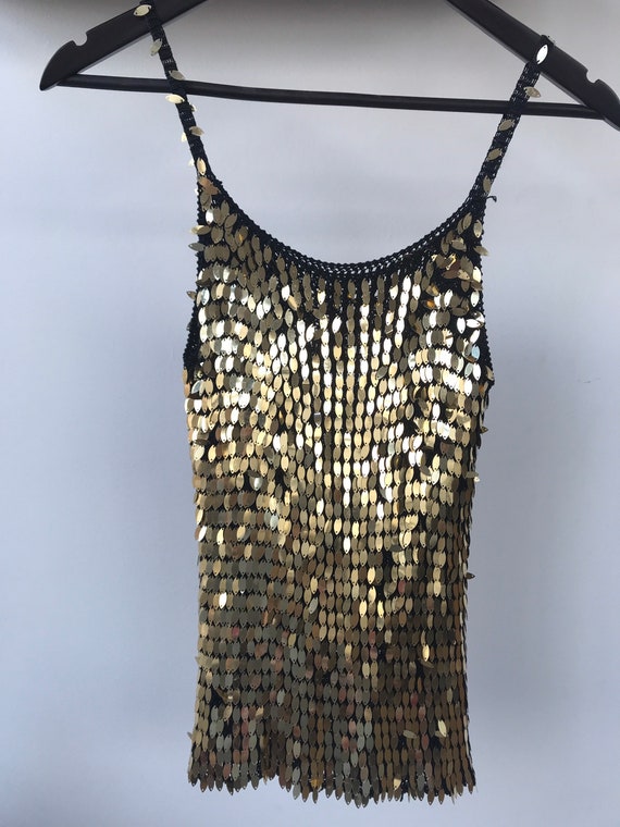 Vintage tank top gold - Gem