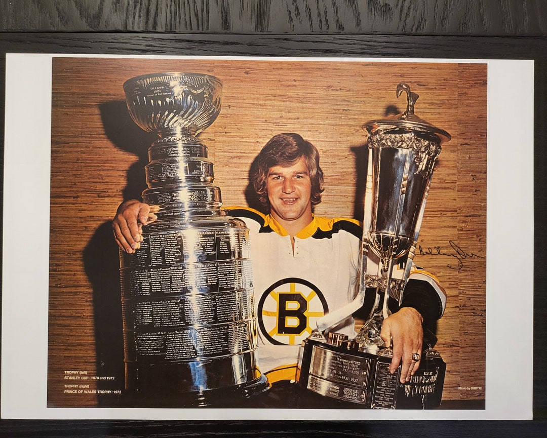 Vintage Bobby Orr "stanley Cup and Prince If Wales Trophy " 2 of 3 From ...
