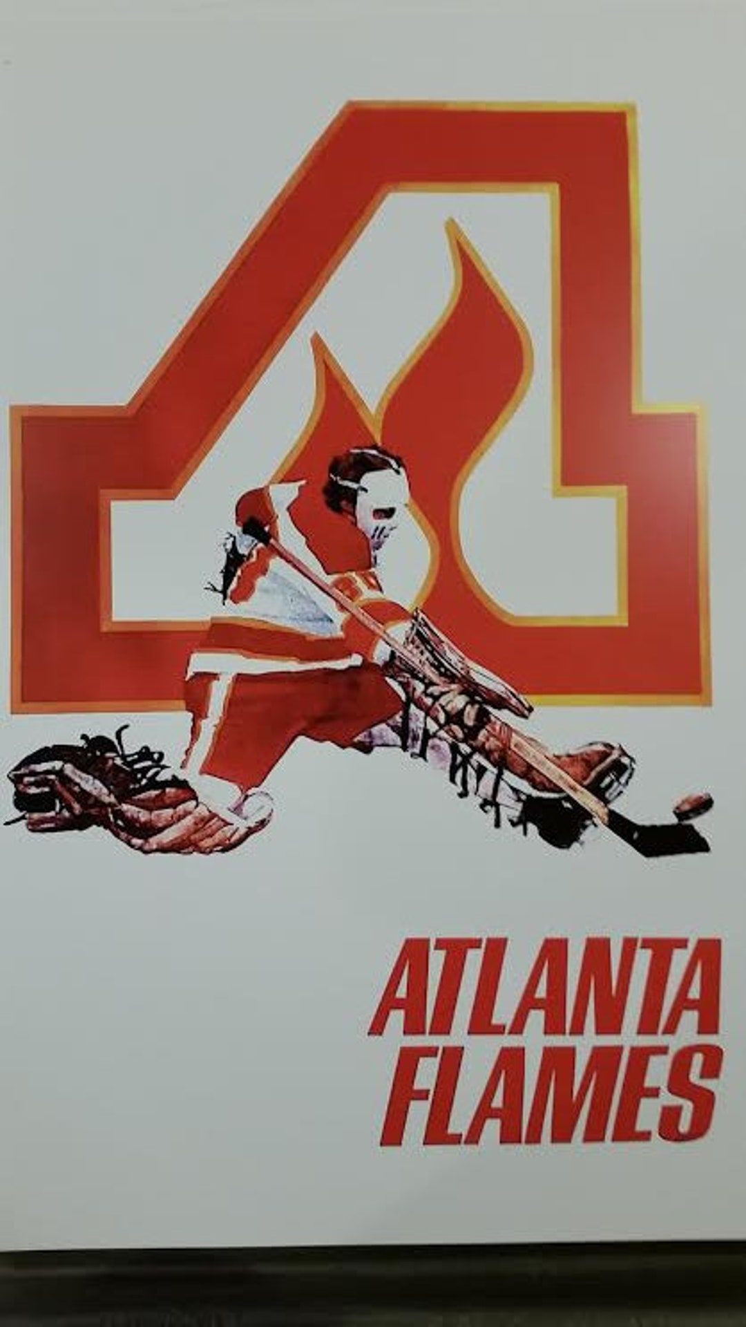 Vintage NHL Atlanta Flames Reproduction - Etsy