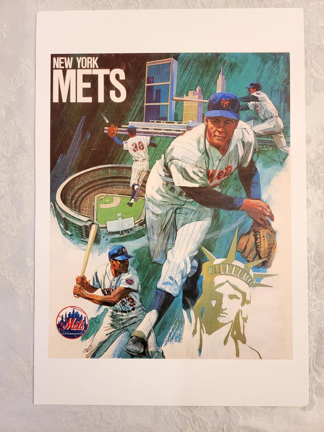 Vintage MLB New York Mets 1971 Reproduction - Etsy