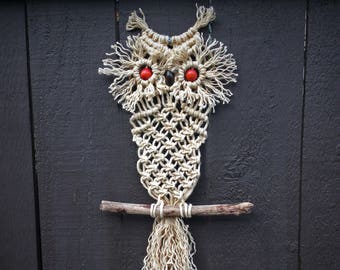 Macrame uil patroon | Etsy