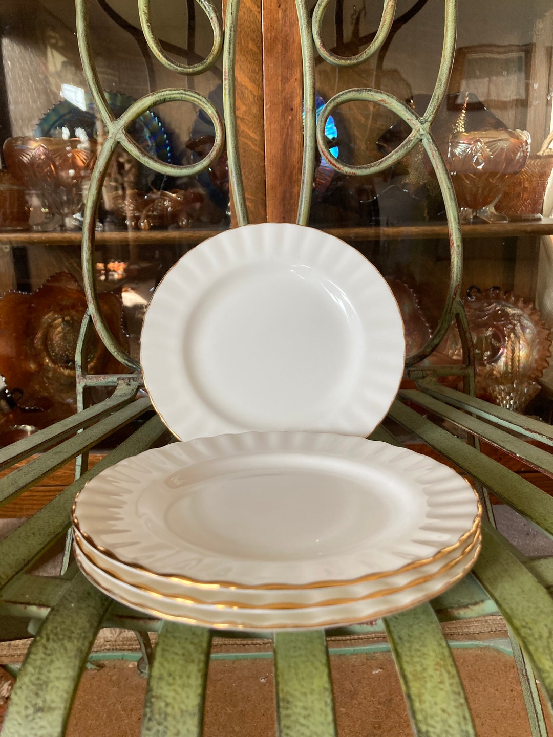 Royal Albert Val D’or Bread and Butter Plates, Set of 4. 6.25 Inches ...