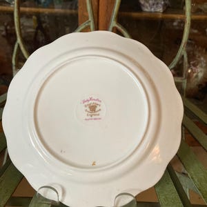 Royal Albert Lady Hamilton Trios. Set of 2. Crown China. Plates 6.25 ...