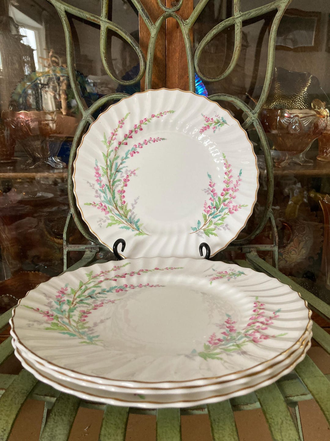 Royal Doulton Bell Heather Dinner Plates. Set of 4. 10.75 Inches ...
