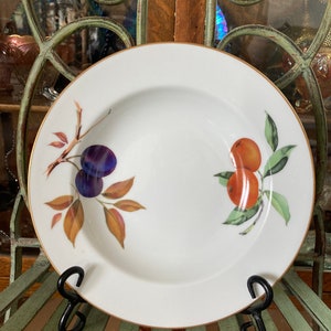 Royal Worcester Evesham Gold Rimmed Soup Bowls. Set of 4. 9 Inches ...