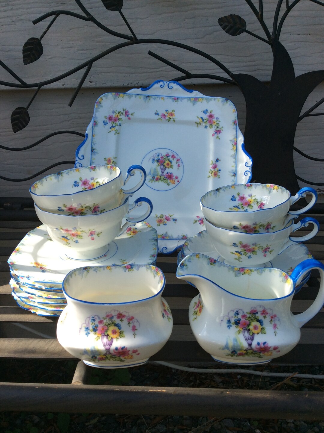 Vintage Paragon Star China F1947 Tea Set. Produced in England 1913 to ...
