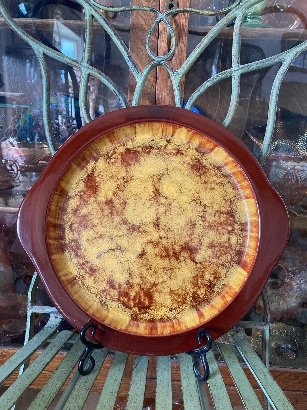 Blue Mountain Pottery Platter. Harvest Gold. Produced in Collingwood ...