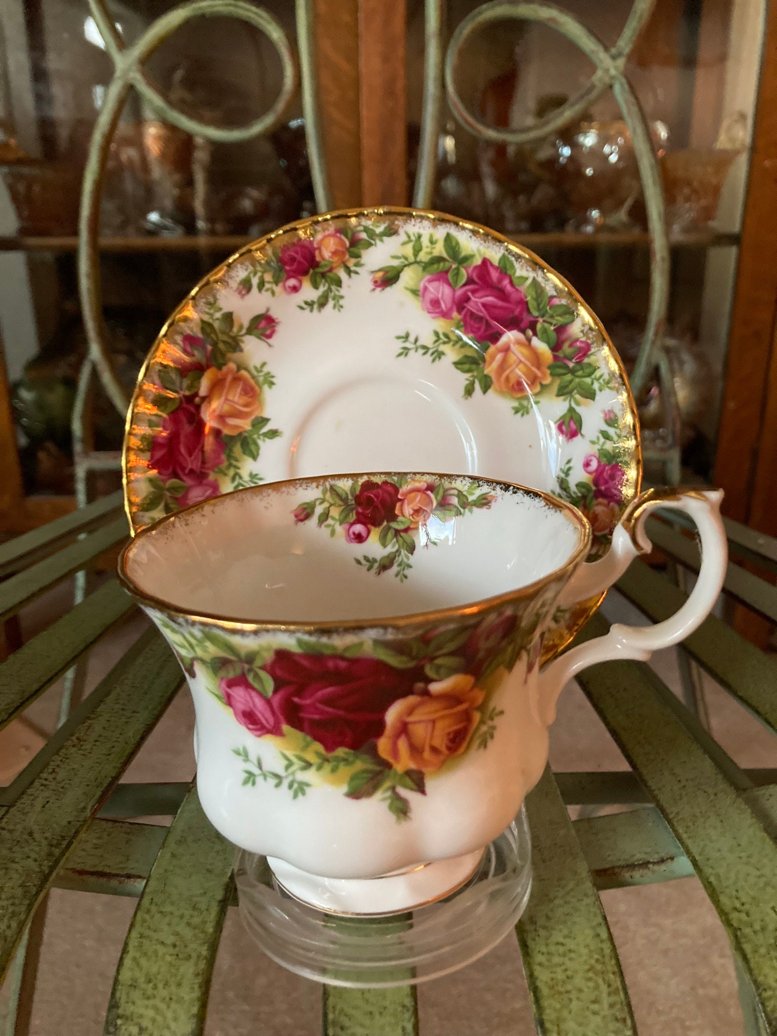 Royal Albert Old Country Roses Set of 4 4 Piece Place | Etsy