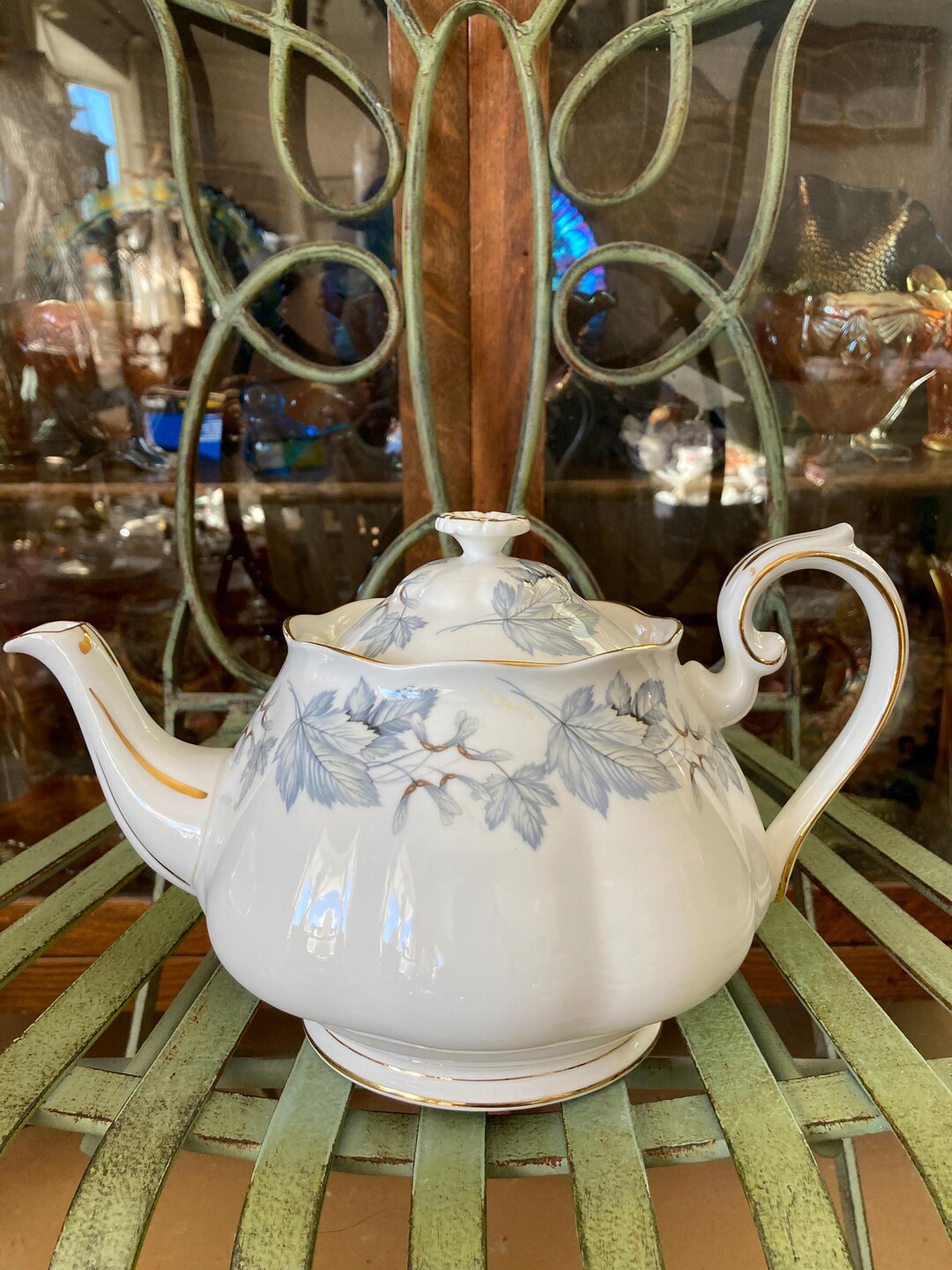 Royal Albert Silver Maple Teapot. Large Size. Produced in England 1959 ...