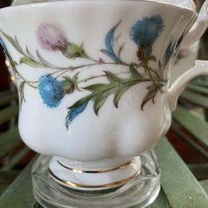 Royal Albert Brigadoon Teacup and Saucer. Set of 2. Saucer 5.5 Inches ...