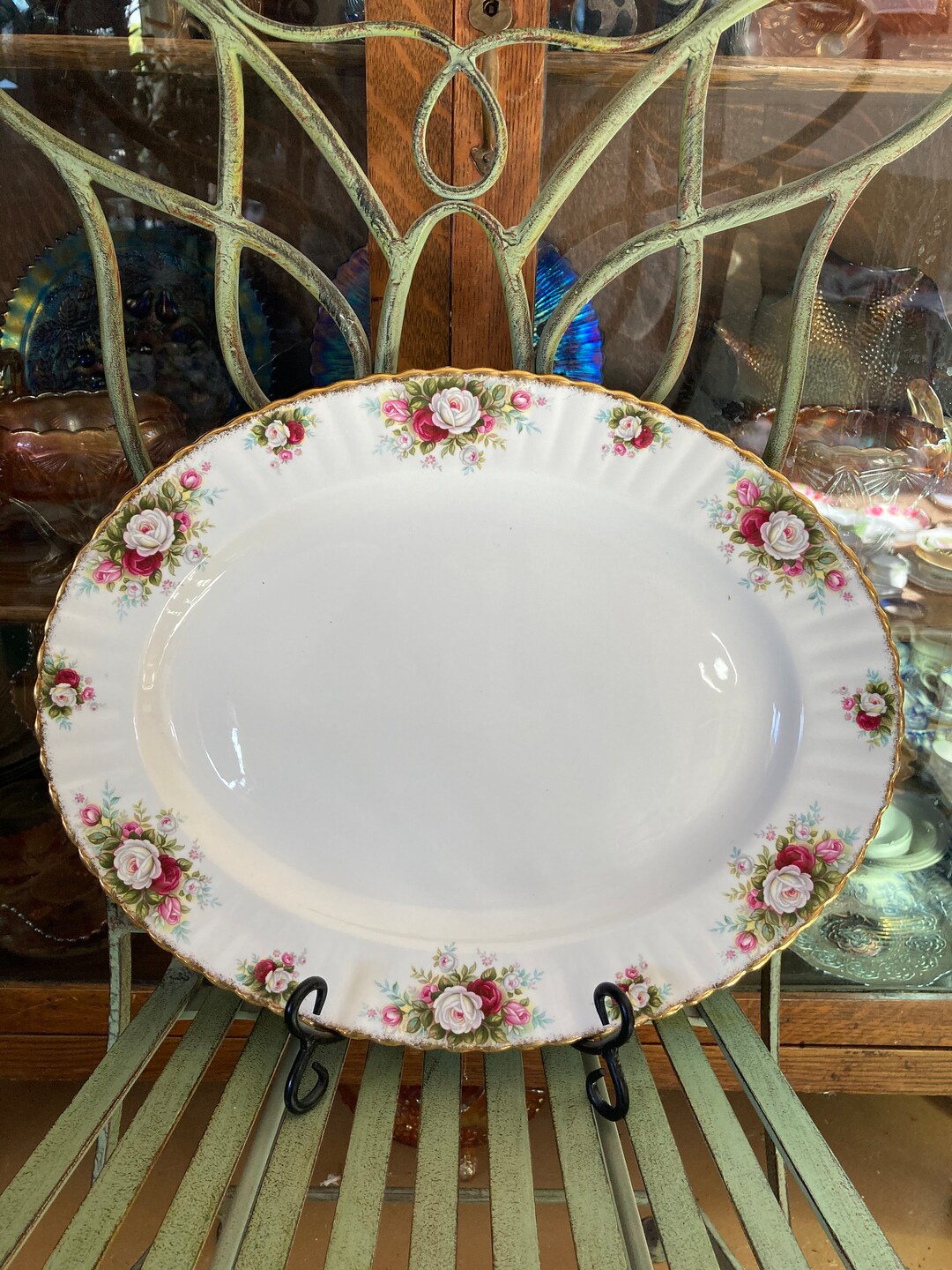 Royal Albert Celebration Serving Platter. 15 Inches Wide. Produced in ...