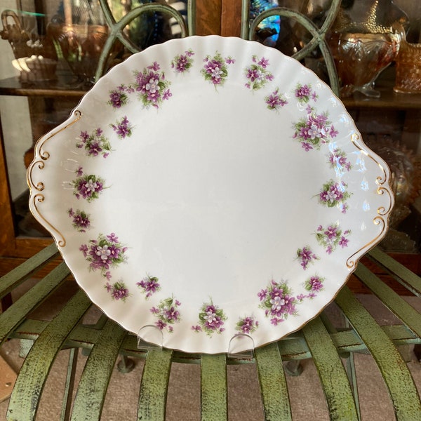 Sweet Violets Plate - Etsy