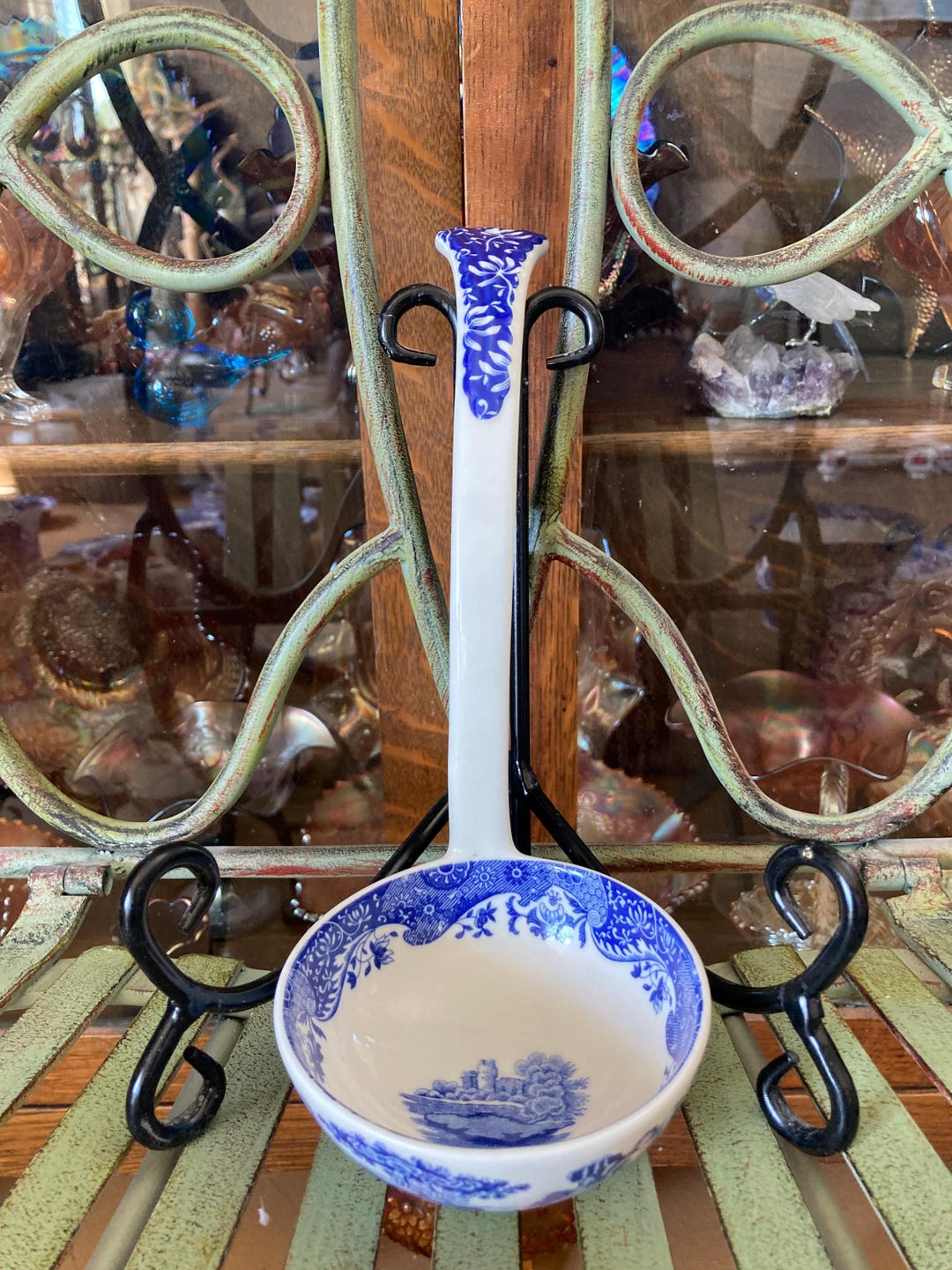 Spode Italian Blue Tureen Ladle. 10.5 Inches Long. Produced 1962-. - Etsy