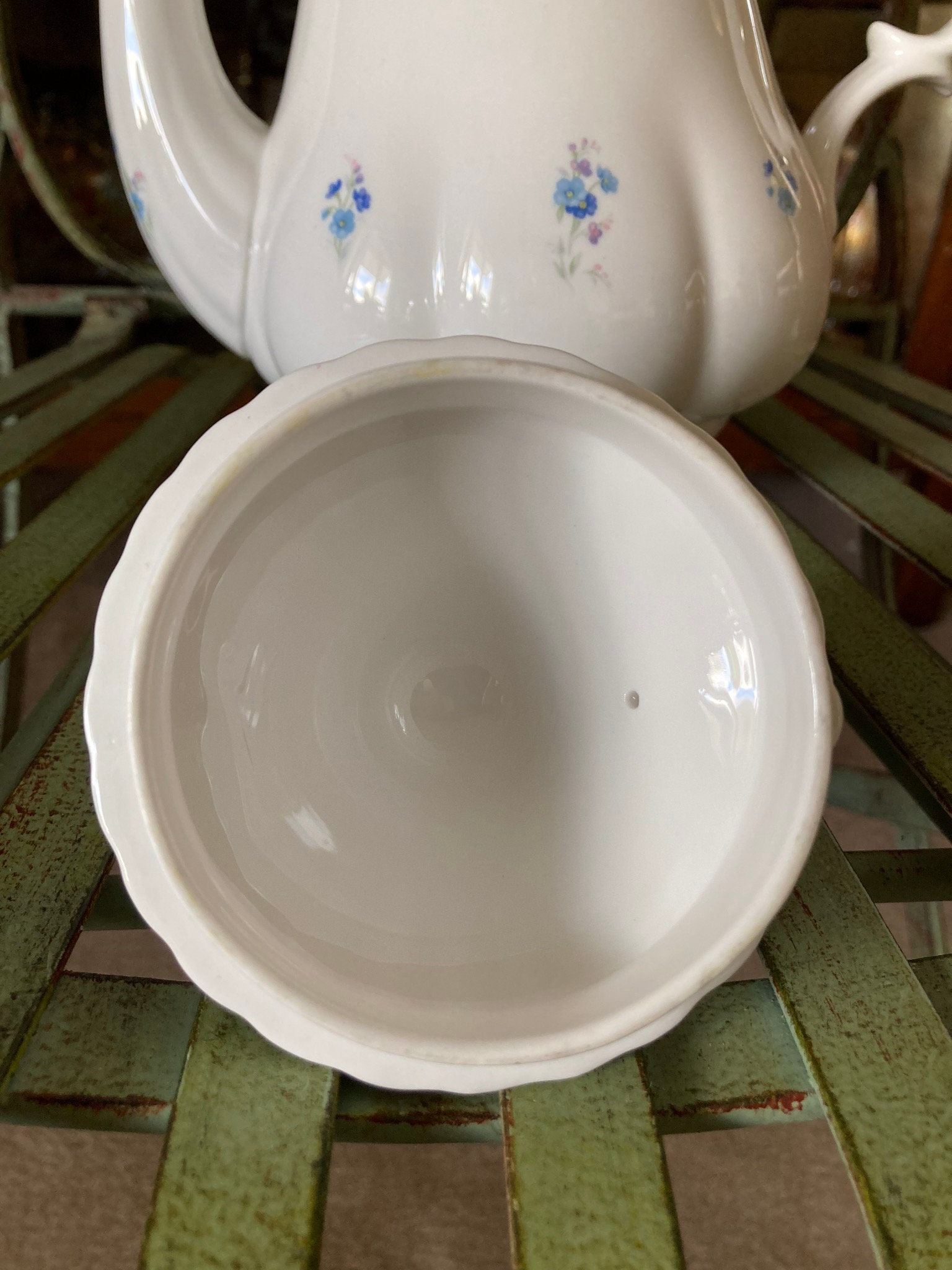 Royal Albert Memory Lane Coffee Pot. 10 Inches Tall. Produced | Etsy