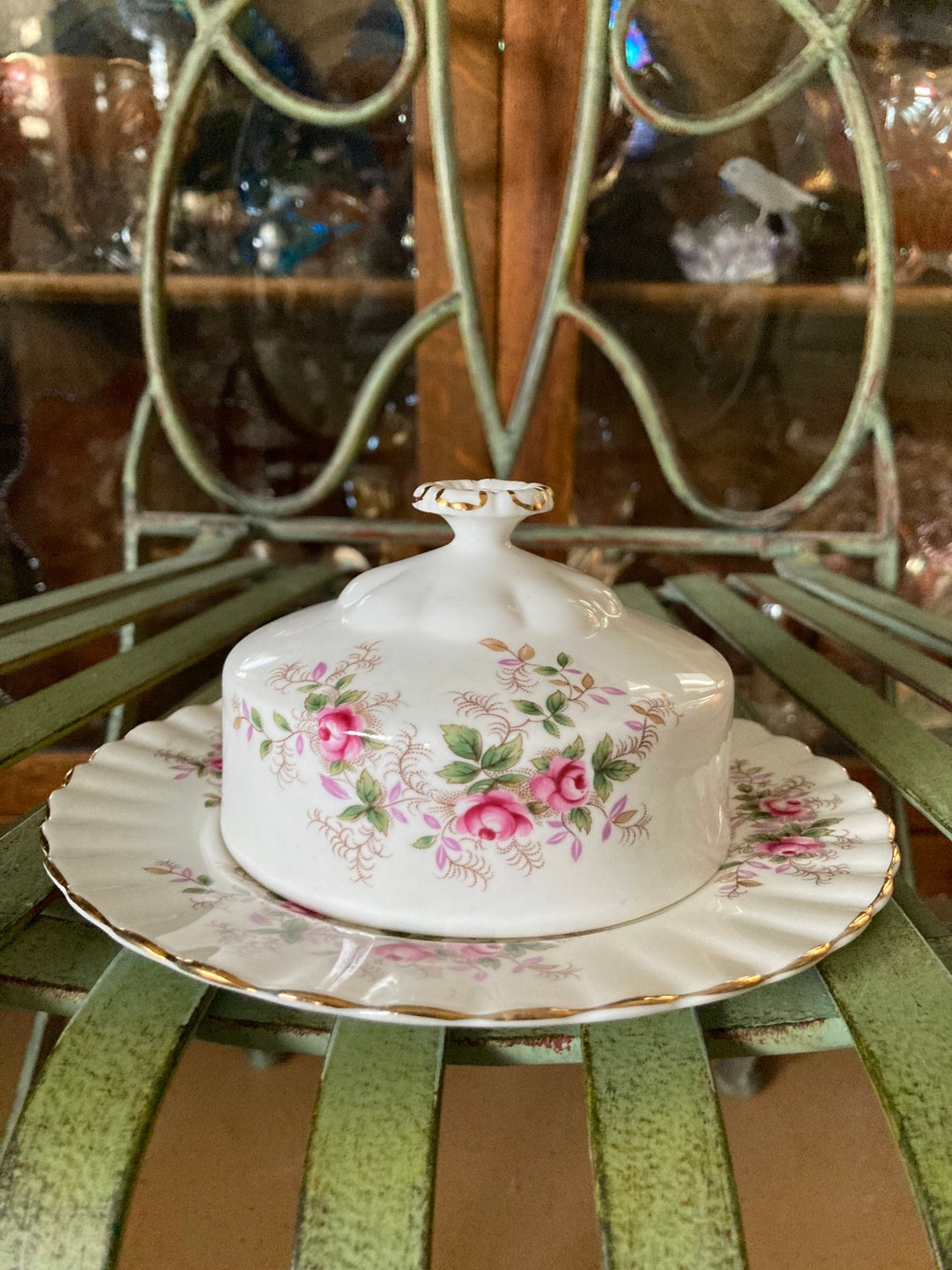 Royal Albert Lavender Rose Butter Dish. Under Plate 6.25 Inches Wide ...