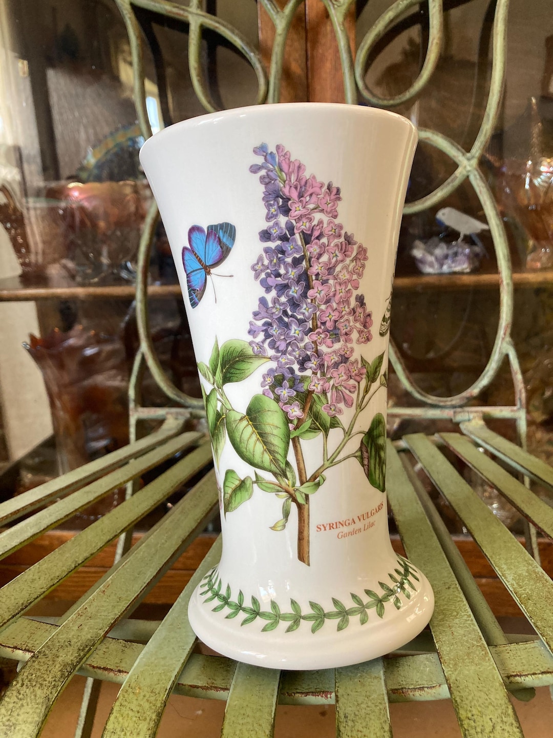 Portmeirion Botanic Garden Vase. Flared. Garden Lilac. 7.25 Inches Tall ...