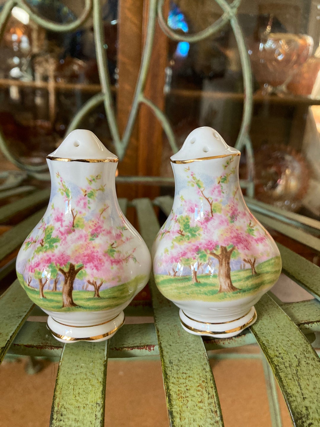 Roya Albert Blossom Time Salt and Pepper Shakers. 3.25 Inches Tall ...